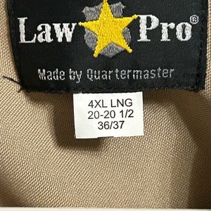 Law Pro | Shirts | Law Pro Khaki Long Sleeve Button Uniform Work Shirt ...